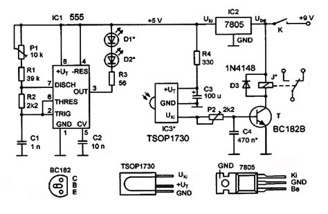 Схема простого ик реле 60 фото