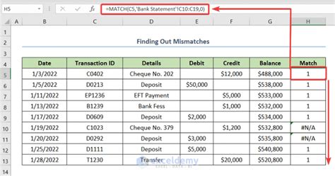 How to Do Bank Reconciliation in Excel (with Easy Steps)