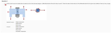 Solved Question X Selected Answers Simple Compression Chegg