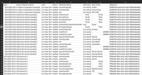 audit history extractor