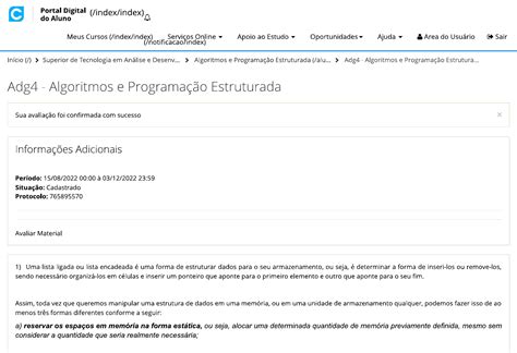 Adg Algoritmos e Programação Estruturada História das Relações Internacionais II