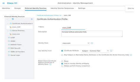 Connect Both Eap And Peap Configured Users On The Same Switch Via Ise Cisco Community