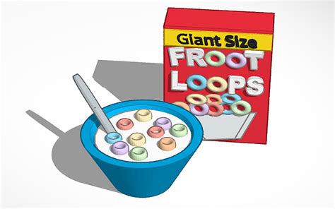 3d Design Froot Loops Tinkercad