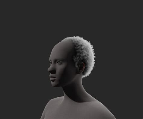 Artstation Receding Hairline Game Assets