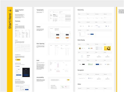 Design System Yellow By Mykola Nick Chukreiev On Dribbble