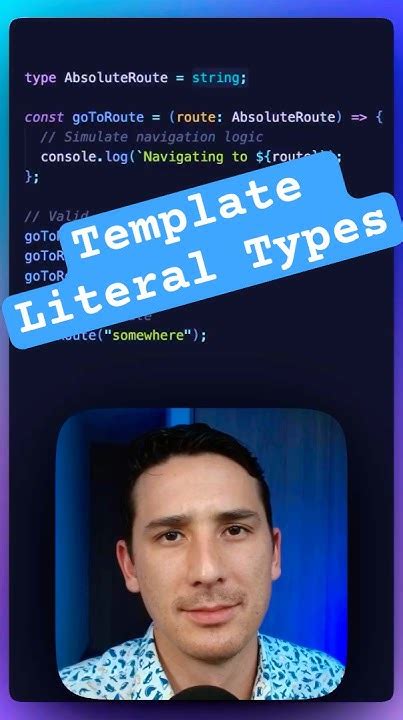 Template Literal Types In Typescript Typescript Typescripttutorial
