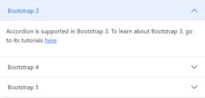 Bootstrap Accordion
