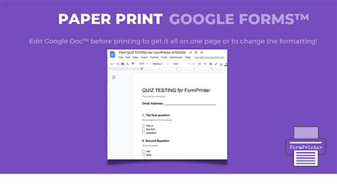 Form Printer By Alice Keeler Google Workspace Marketplace