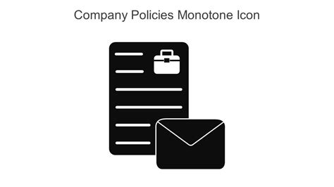 Company Policies Monotone Icon In Powerpoint Pptx Png And Editable Eps Format PPT PowerPoint