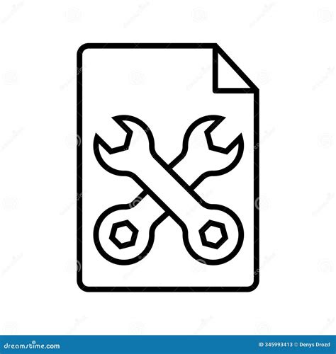 Technical Documentation Icon Vector Manual Illustration Sign Instruction Symbol Or Logo