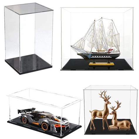 사용자 정의 크기 투명 아크릴 디스플레이 케이스 상자 자동차 모델 방진 보호 쇼케이스 그림 인형 장난감 수집품 Aliexpress