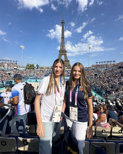 Leonor And Sofia Paris 2024 Olympic Games Day 3 The Real My Royals