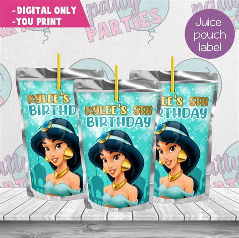 JASMINE JUICE POUCH LABEL JASMINE CAPRISUN LABEL In 2025 Jasmine