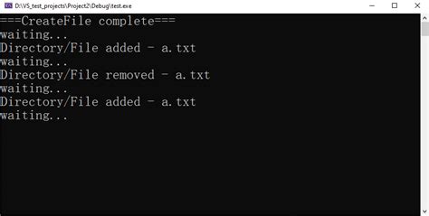 C WaitForSingleObject With FindFirstChangeNotification Not Behaving As Expected Stack Overflow