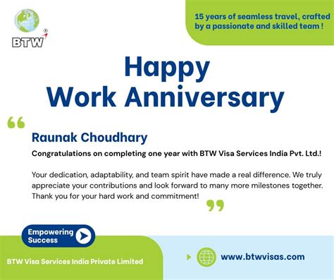 happy work anniversary raunak choudhary congratulations on completing
