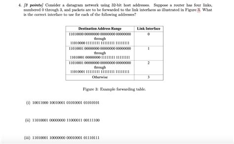solved 4 [3 points consider a datagram network using