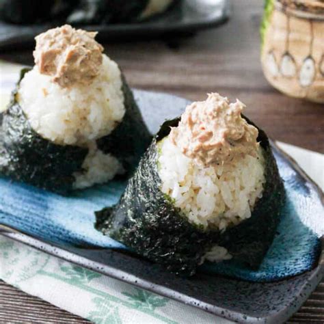 Japanese Tuna Mayo Onigiri Rice Ball With Spicy Option Give Me Umami