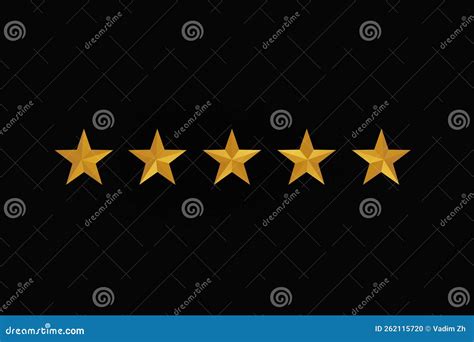 Five Star Symbol The Concept Of A Positive Rating Reviews And