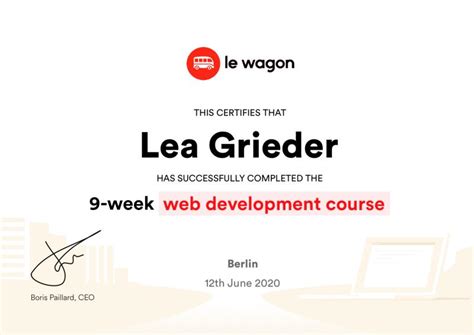 Lea Grieder On Linkedin Lewagon Backend Javascript Ruby