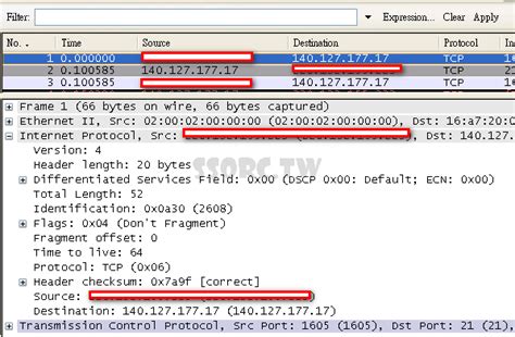 wireshark 的應用之IP是那個國家的 SSORC tw