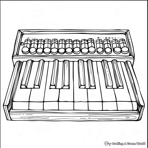Keyboard Coloring Pages Free And Printable