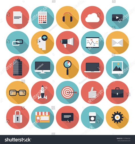 Flat Icon Computer Images Stock Photos Vectors Shutterstock