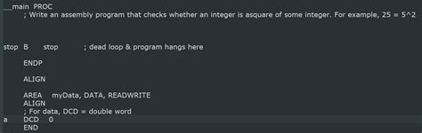 Solved Write An Assembly Program That Checks Whether An Chegg