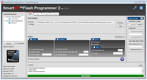 Ccscc2640r2f The Cc2640r2f Development Board Failed To Download The