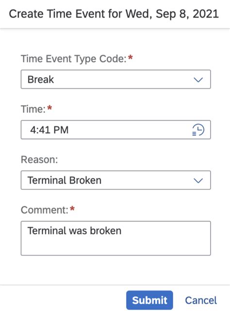 Clock In Clock Out In SAP SuccessFactors Time Trac SAP Community