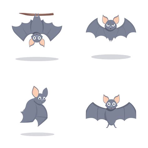 Cartoon Bat Collection In Various Poses 47055788 Vector Art At Vecteezy