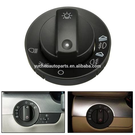 Yuchen Car Headlight Fog Light Switch Repair Kit Cover For Audi A4 S4