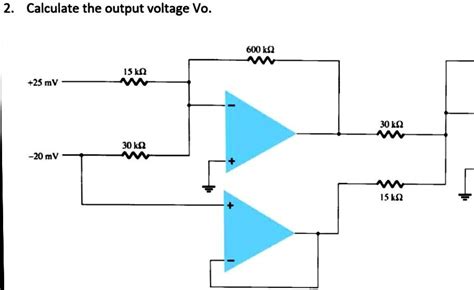 Solved Calculate The Output Voltage Vo Chegg