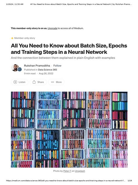 All You Need To Know About Batch Size Epochs And Training Steps In A