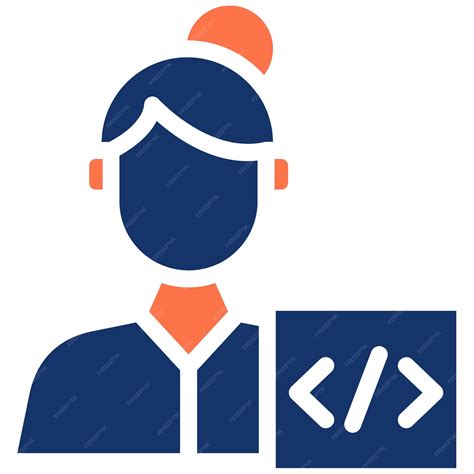 Premium Vector Web Developer Female Vector Illustration