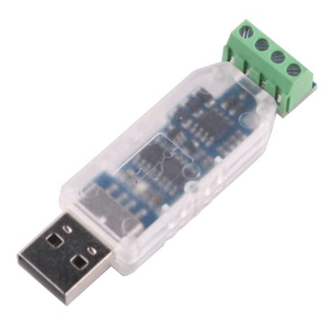Electronikz CH USB To RS Interface Terminal Block Converter Communication Adapter