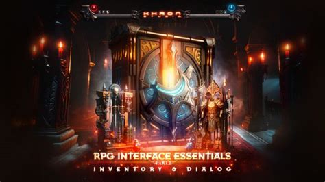 Rpg Interface Essentials Inventory And Dialog A Premium Asset Pack To