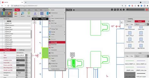 DCIM Software Racks Basics Graphical Networks DCIM Network Documentation OSP Software