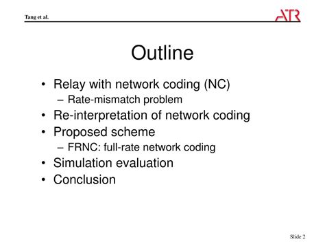 Ppt Achieving Full Rate Network Coding With Constellation Compatible