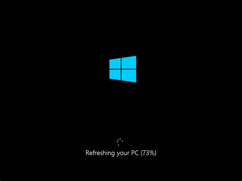 how to refresh or reset windows 8 without the system reserved partition