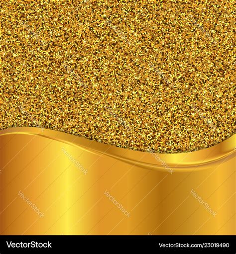 Gold Glitter Texture Golden Background Royalty Free Vector