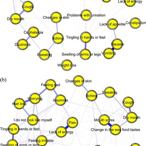Estimated Symptom Networks For Patients Download Scientific Diagram
