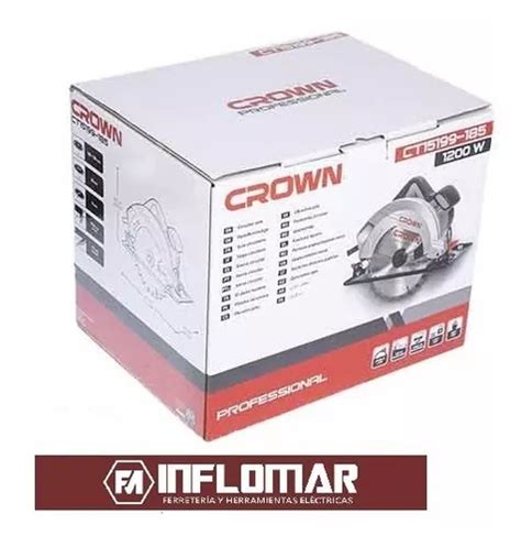 Sierra Circular 1200w Ct15199 Crown | Cuotas sin interés
