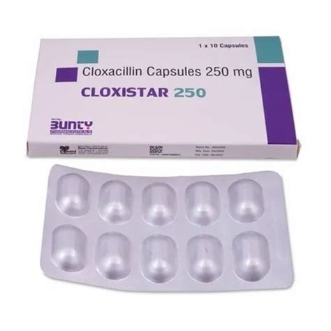 Cloxacillin Capsules 250 Mg At ₹ 120 Stripe In Vadodara Id 24808294891