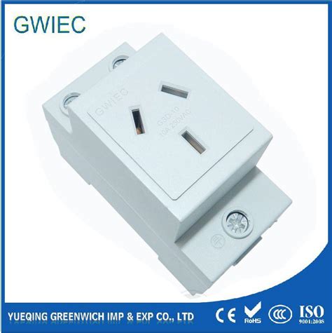 Standard Grounding IP65 Gwiec 10AMP 16 Socket Switch Gpo Modular Socket And DIN Mounted Gpo