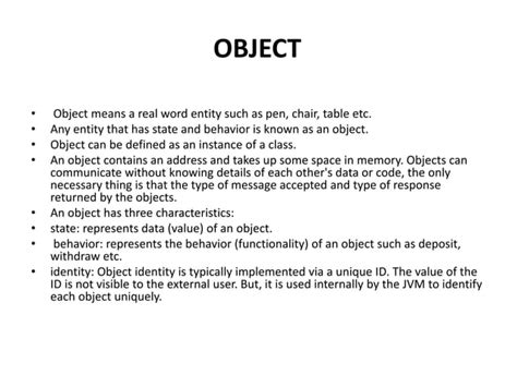 Introduction To Oop And Java Fundamentals Pptx