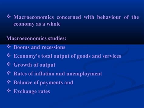 Macroeconomic Models PPT