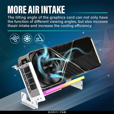 Ezdiy Fab Multi Angle Gpu Mount Bracket With Argb Module с цена 101 50 лв Gplay Bg