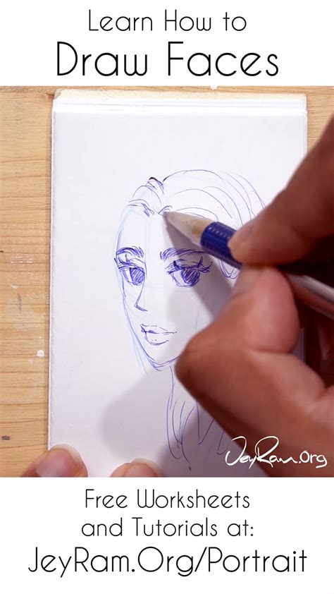 Learn How To Draw Simple Faces Worksheets Tutorials Artofit
