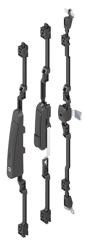 Complete Multi Point Locking System Made Of High Quality Plastic Emka