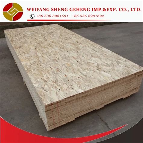 Plastic Osb 3 18mm Osb 2 Decorative Board Durable